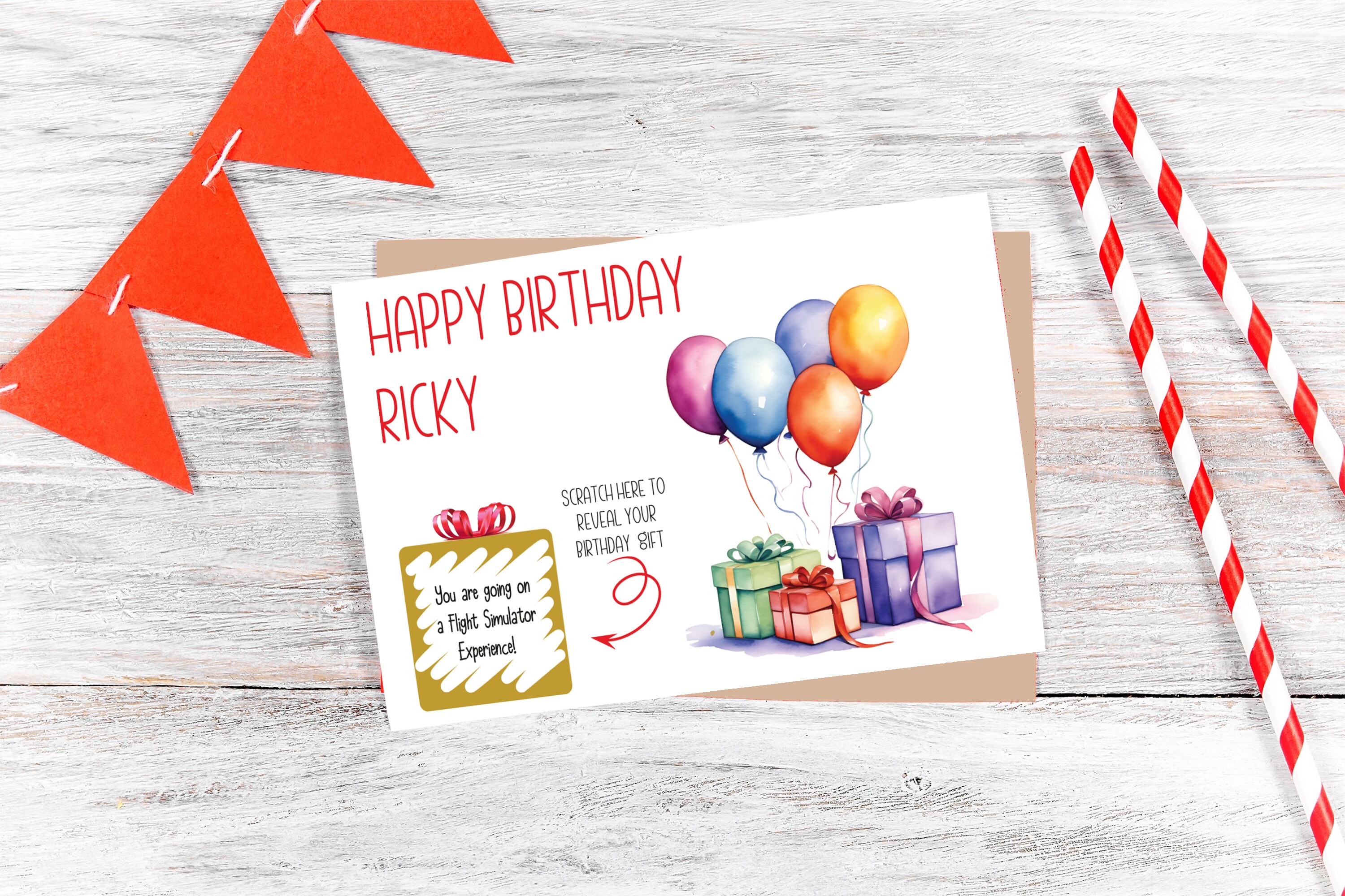 Birthday Scratch Card, Birthday Scratch Card Reveal, Birthday Scratch ...