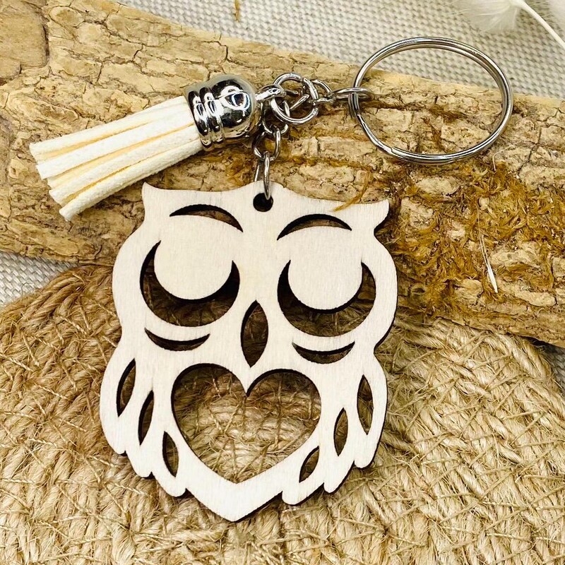 Owl Key Ring - Etsy UK