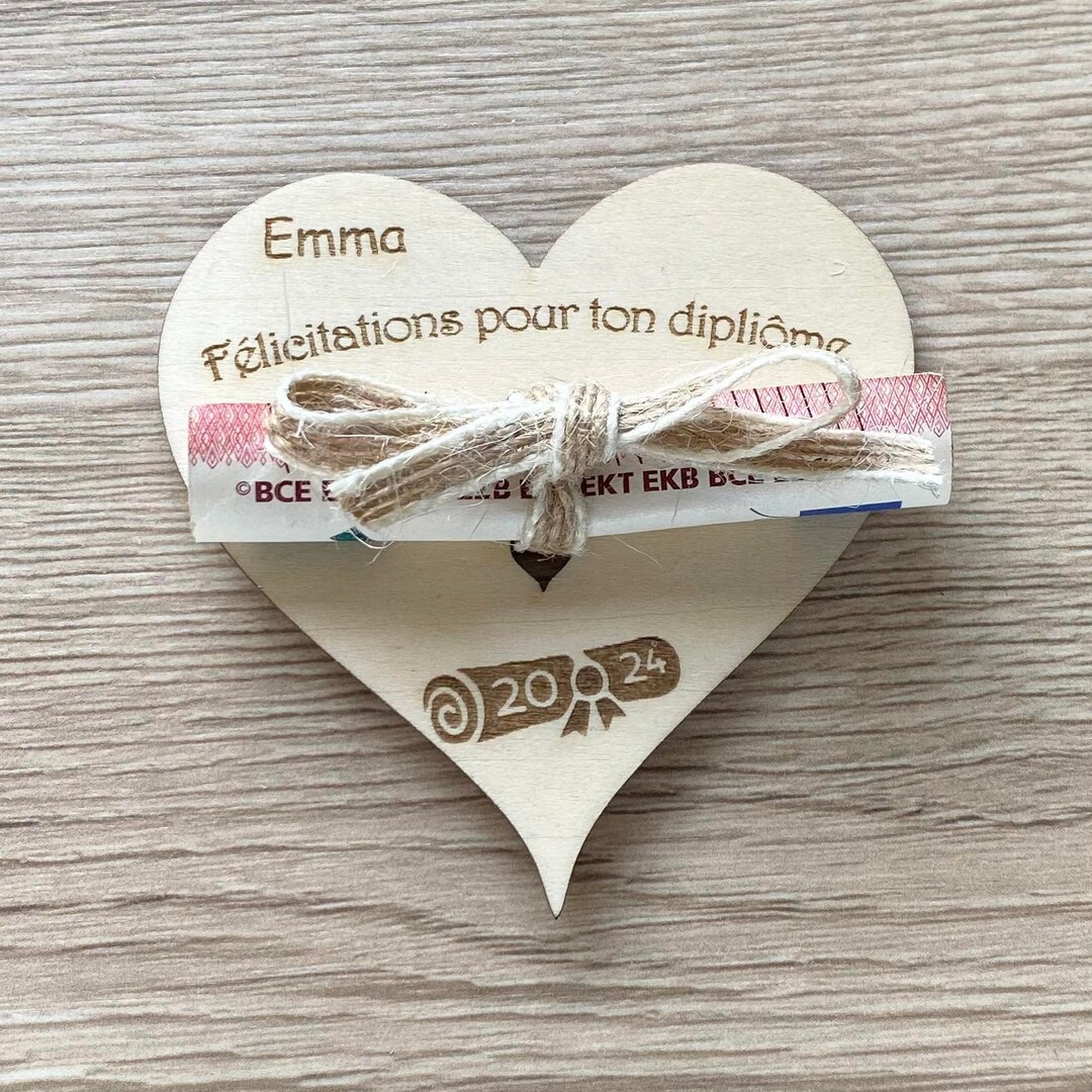 Personalized Wooden Diploma Gift - Congratulations on Graduation ...