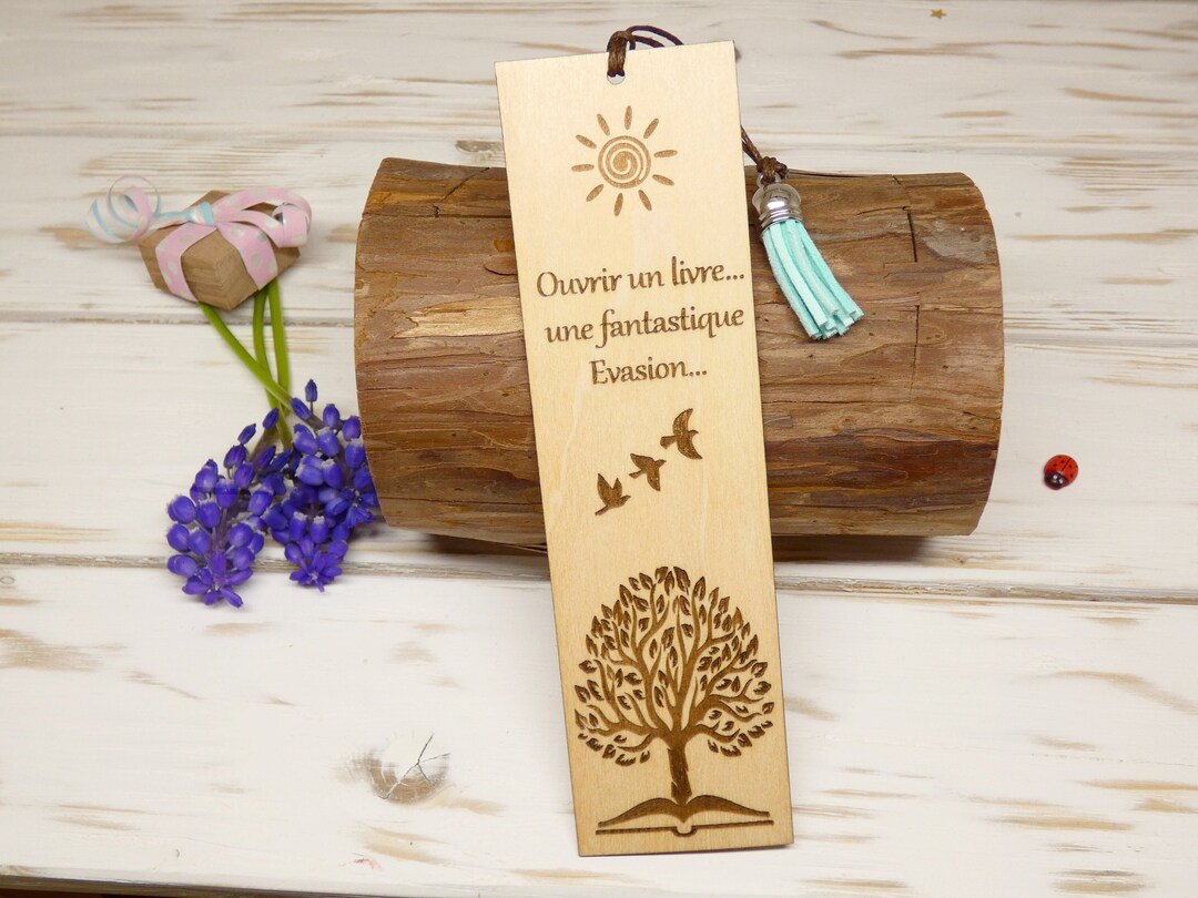 Customizable Wooden Bookmark Tree Bookmark Nature Bookmark - Etsy