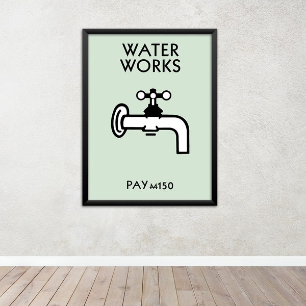 Monopoly Water Works - Etsy