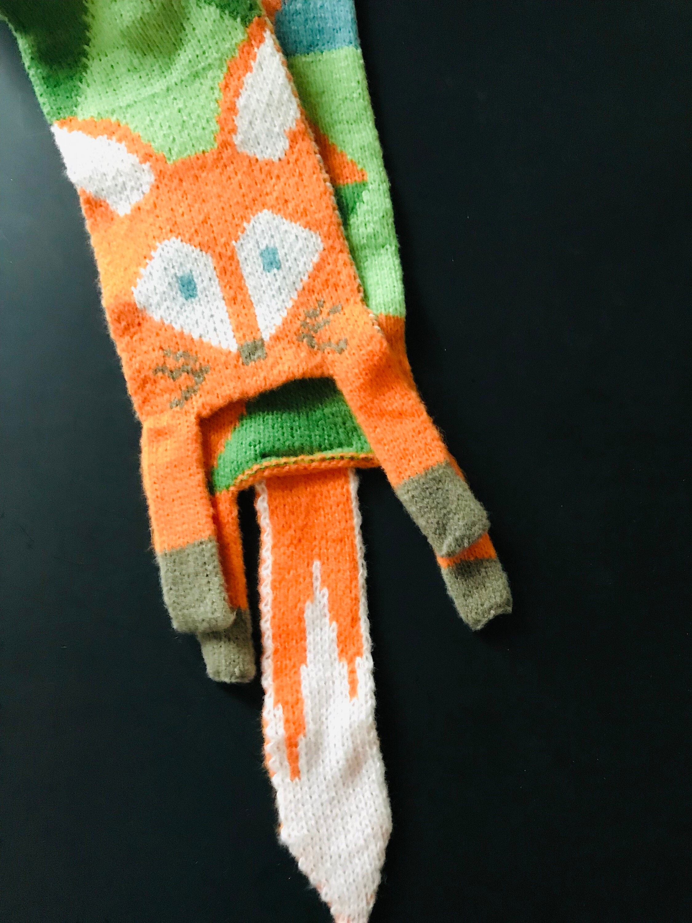 Fox Scarf Woodland Animals Cute Scarf Winter Scarf - Etsy