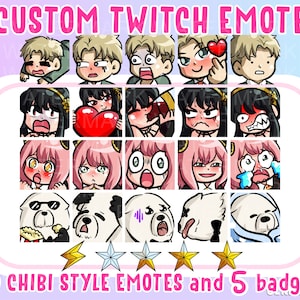 Spy X Family Emotes Pack (loid, Yor, Anya,and Bond) - Etsy