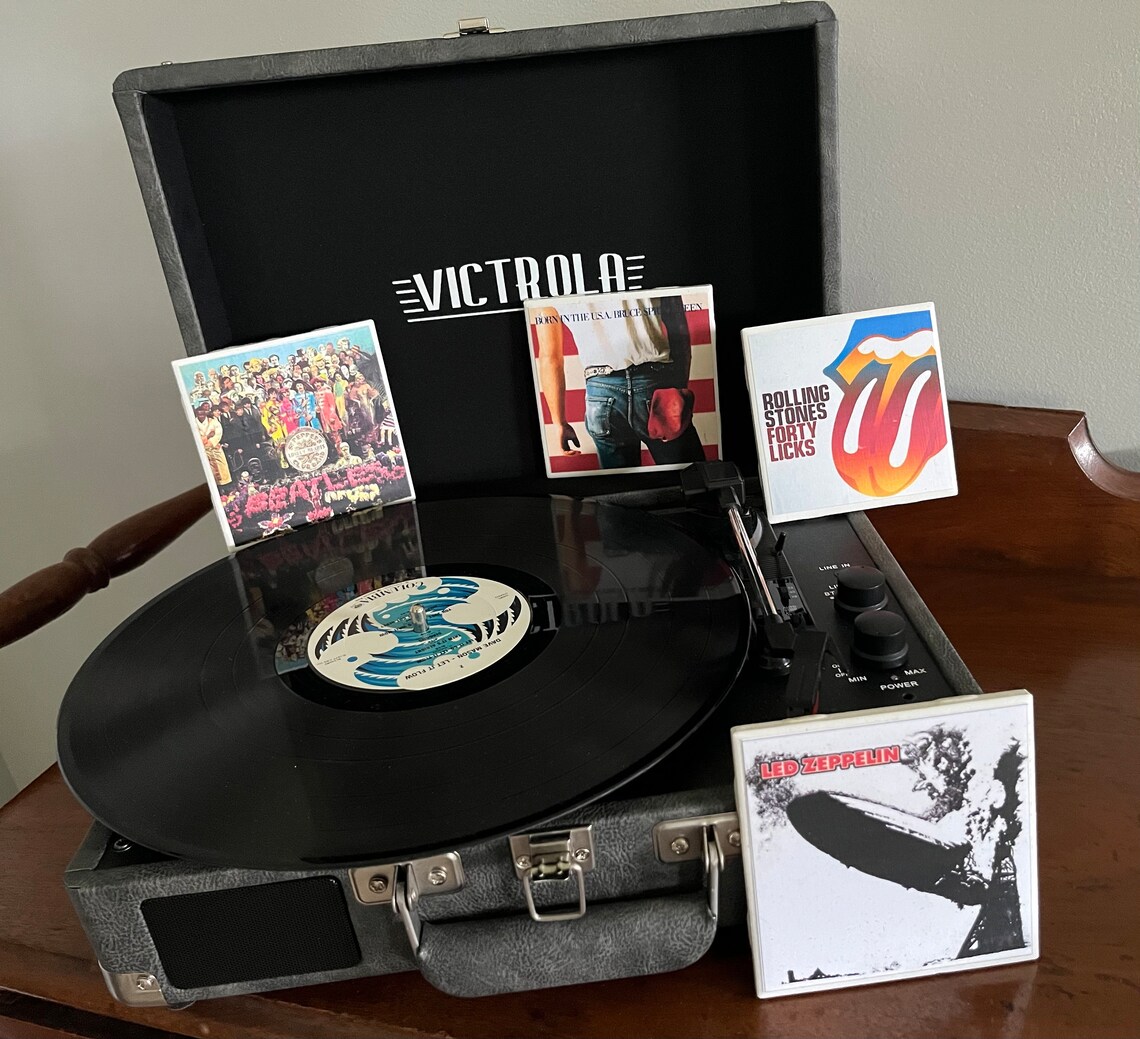 Custom Album Cover Ceramic Coasters - Etsy