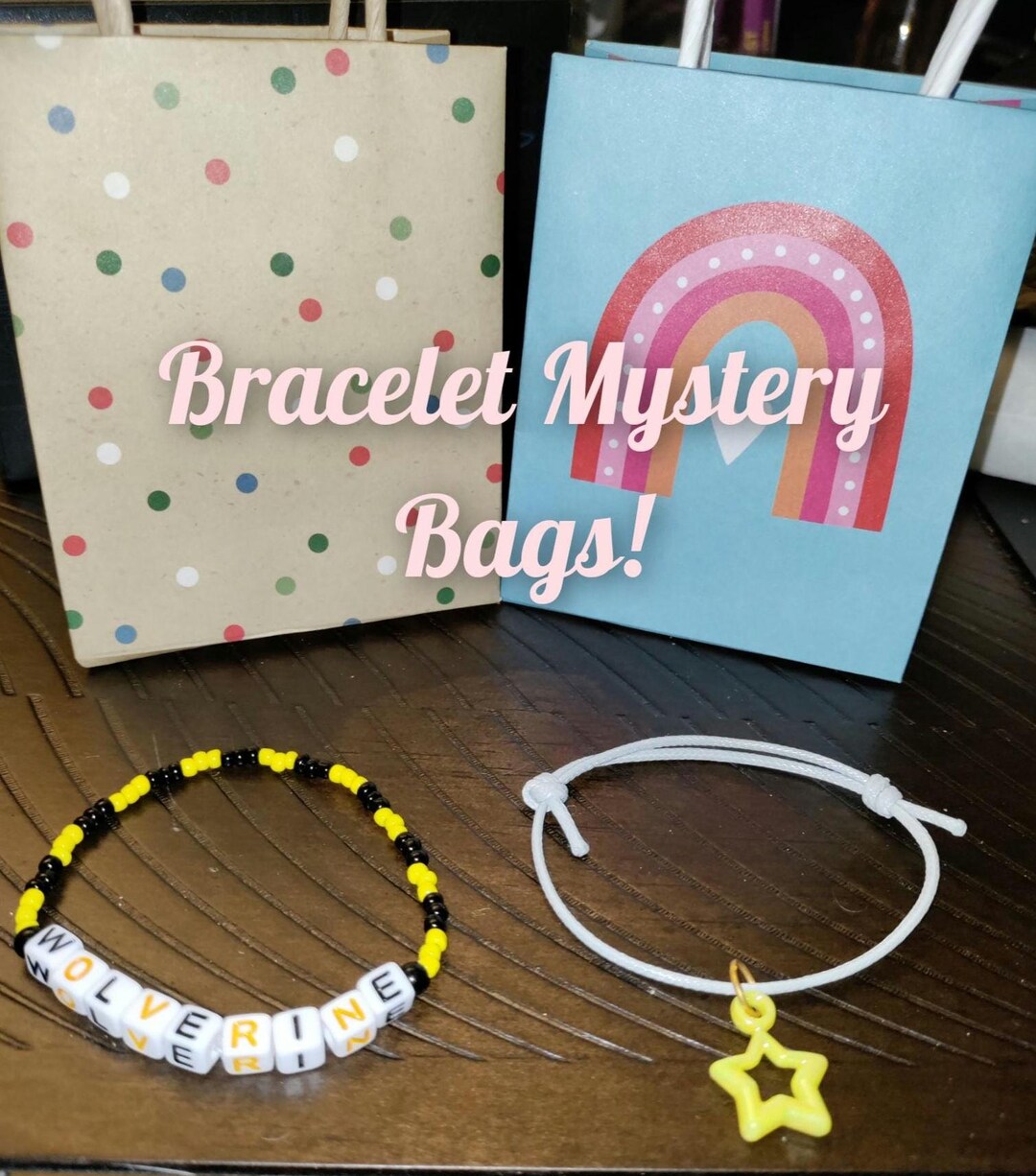 Handmade Beaded/charm Bracelet Mystery Bag: Multiple Quantities ...