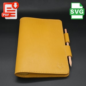 Leather A5 Notebook Cover Pattern, Elegant & Durable Design, Perfect ...