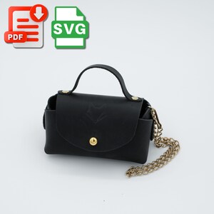 DIY Leather Mini Bag Pattern for Girls, Create a Trendy and Petite Accessory, Perfect DIY ...