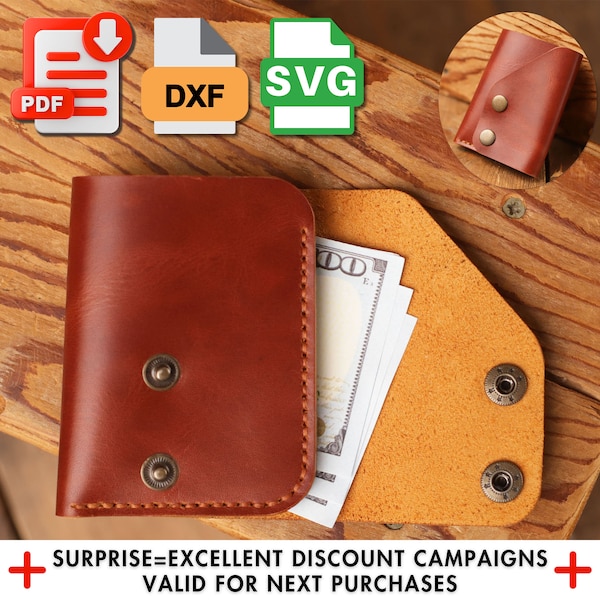 Snap Wallet Pattern - Etsy