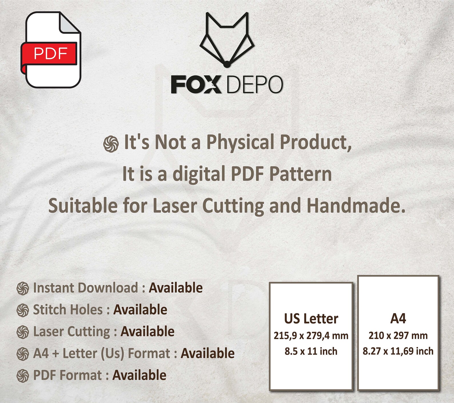 Leather Card Holder Pattern: Laser Cut Wallet Template (PDF, SVG, DXF ...