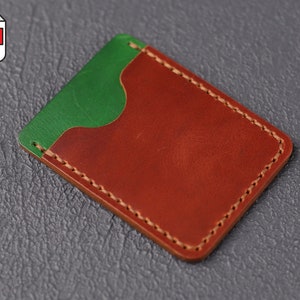 Leather Card Holder Pattern: Laser Cut Wallet Template (PDF, SVG, DXF ...