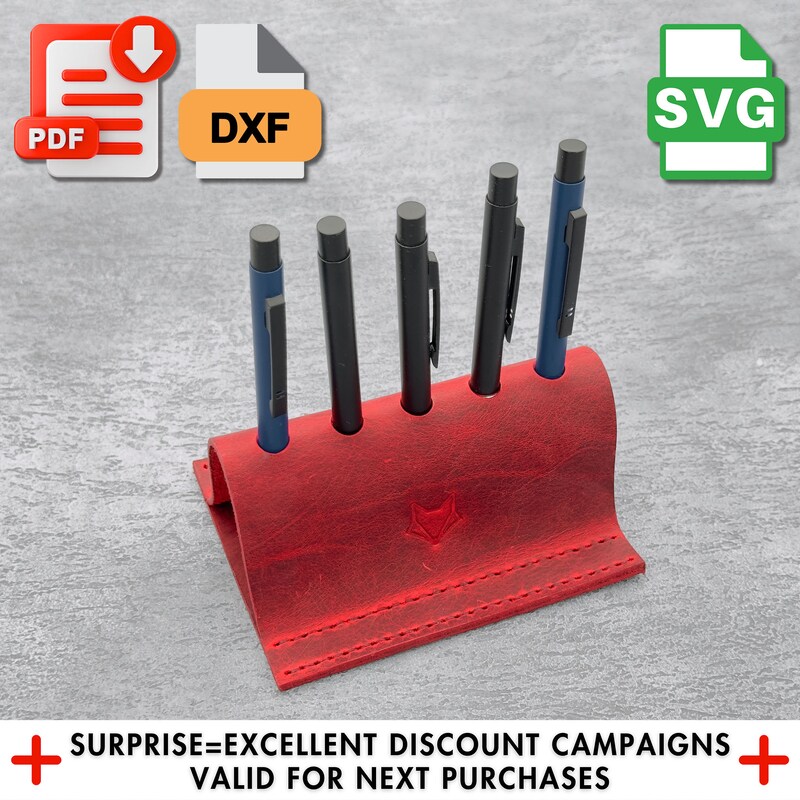 Pen Holder Template - Etsy