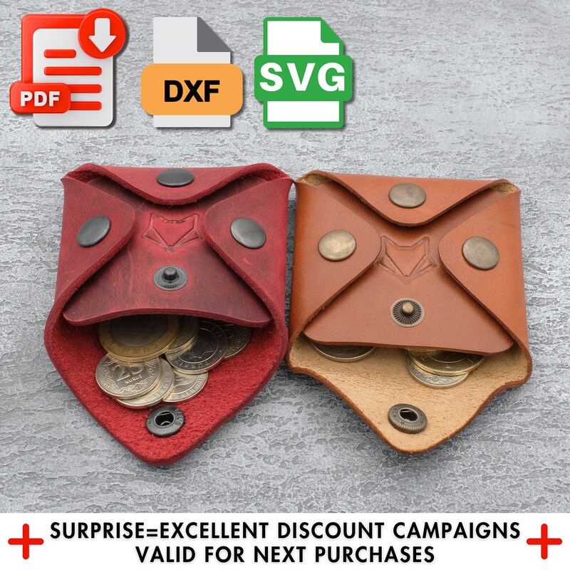 Leather Coin Purse - Etsy