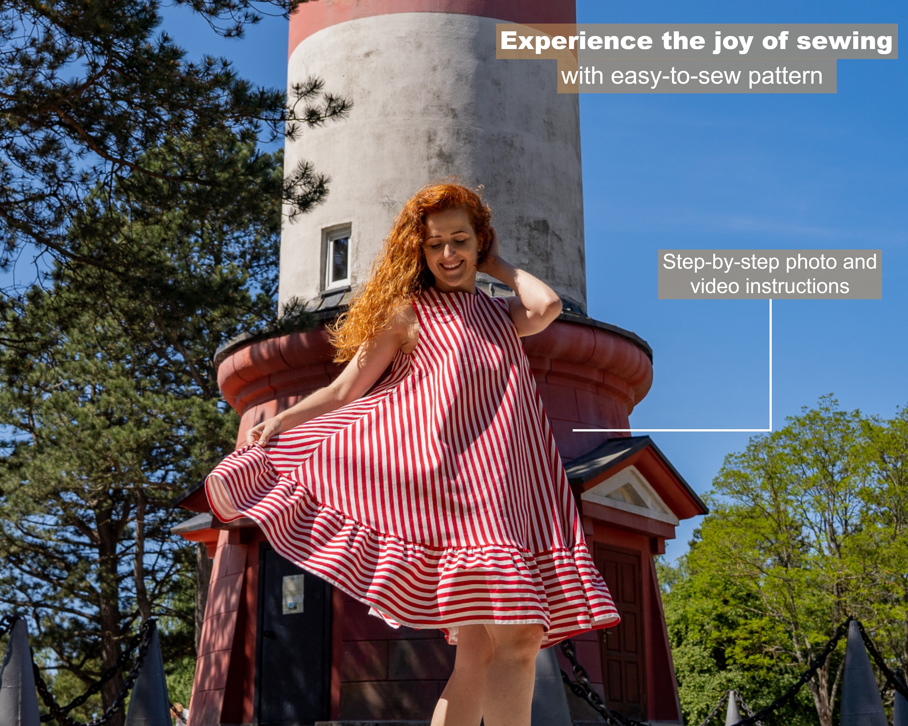 Flowy Summer Dress PDF Sewing Pattern Sizes XS to XXL - Etsy