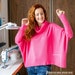 Oversize Cozy Sweater PDF Sewing Pattern 6 Sizes XS-XXL - Etsy