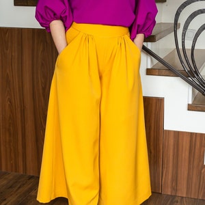 Wide Leg Pants PDF Sewing Pattern, 9 Sizes (XXS-4XL) With Instructions ...