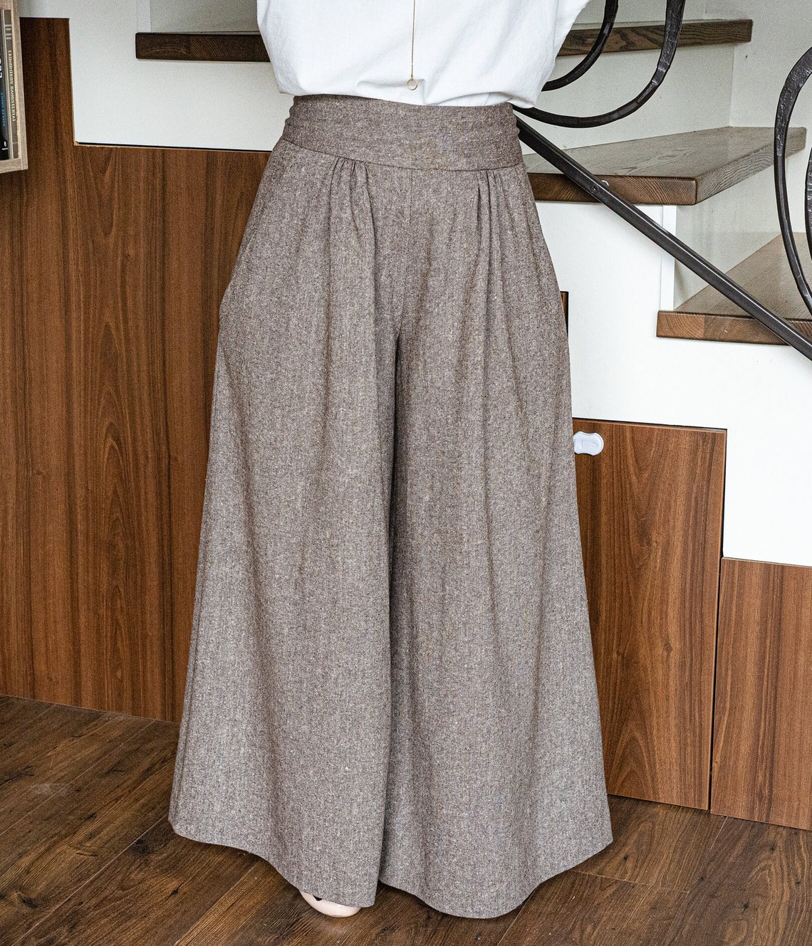 Wide Leg Pants PDF Sewing Pattern, 9 Sizes XXS-4XL With Instructions - Etsy