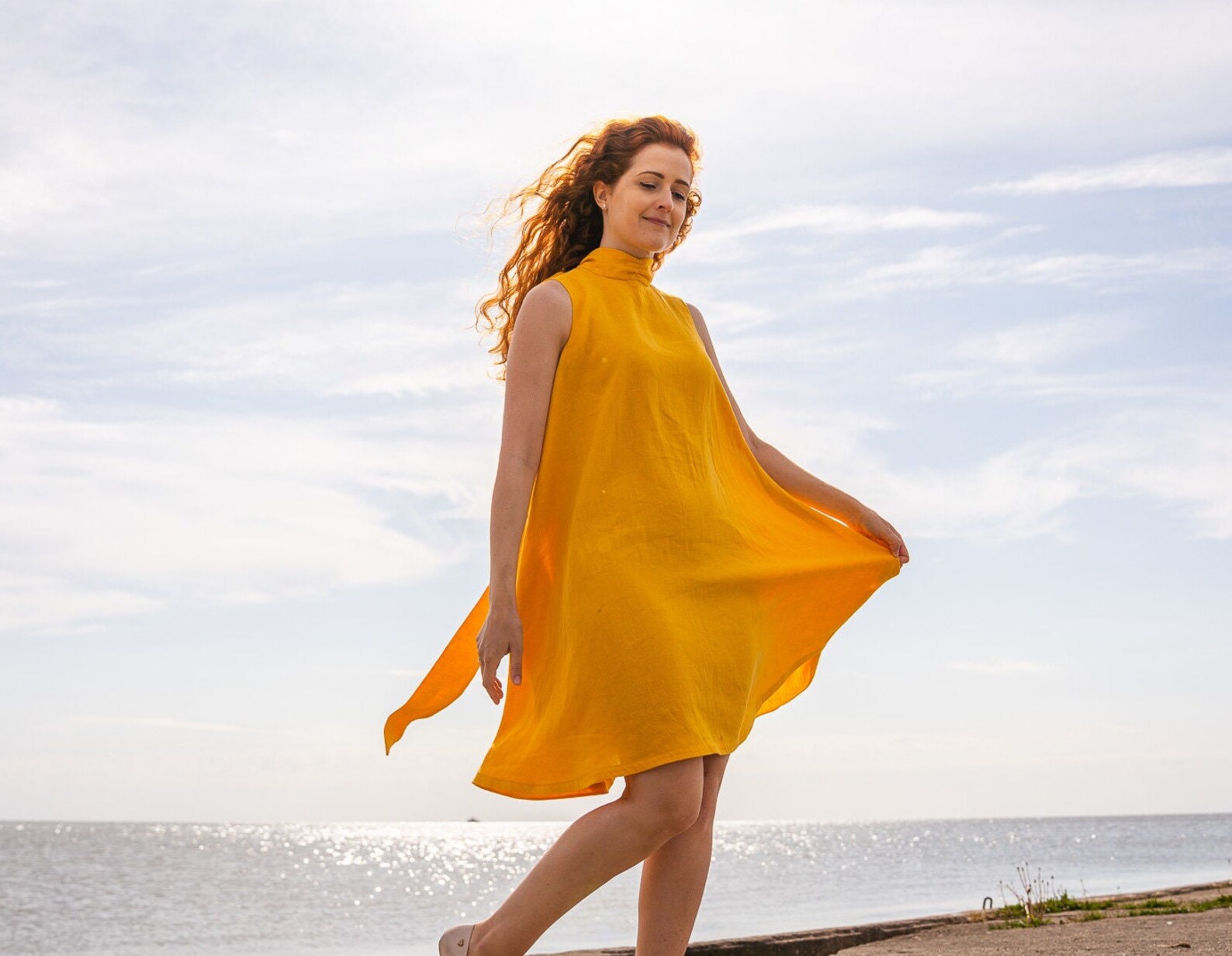 Flowy Summer Dress PDF Sewing Pattern Sizes XS to XXL - Etsy