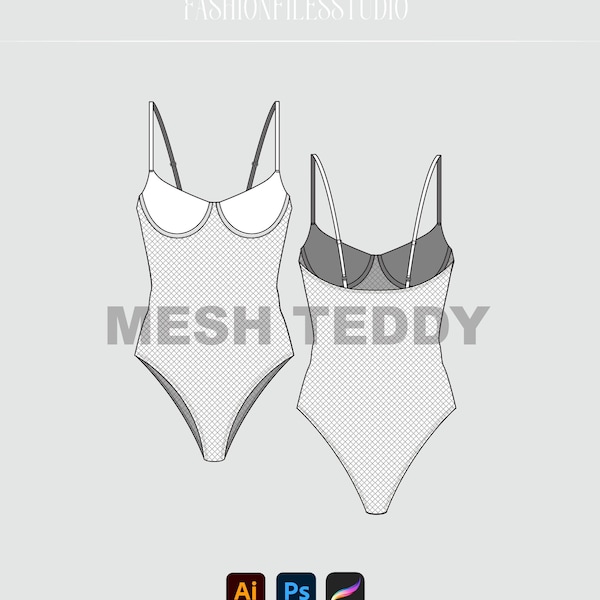 Lingerie Teddy - Etsy