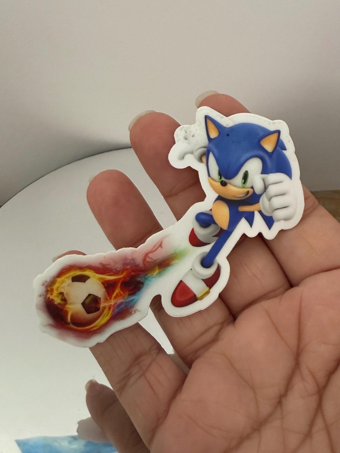 Super Sonic Soccer Player Sticker - Etsy