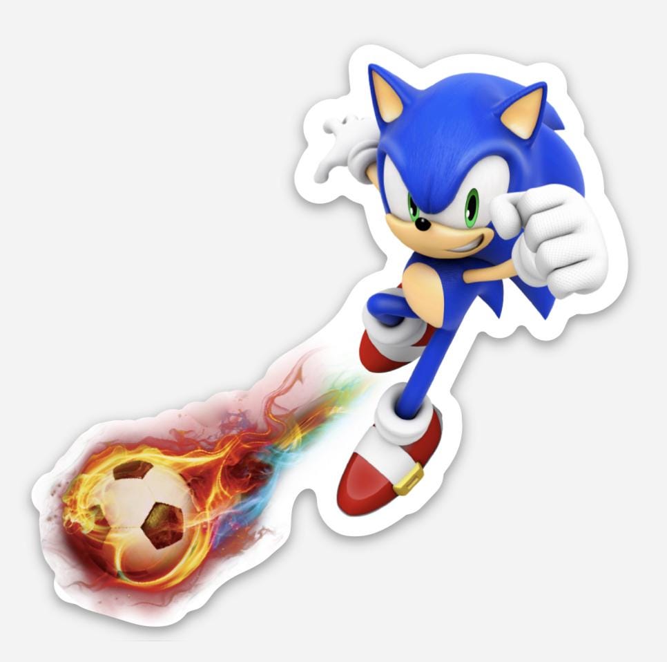 Super Sonic Soccer Player - Etsy