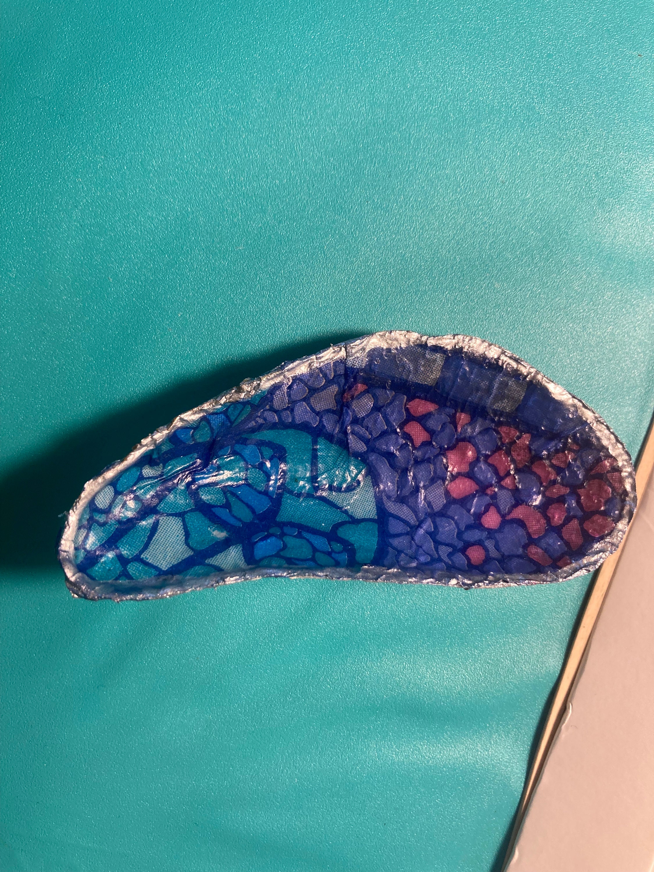 DECOUPAGE MUSSEL SHELL Shell Art Wedding Gift Beach Decor - Etsy