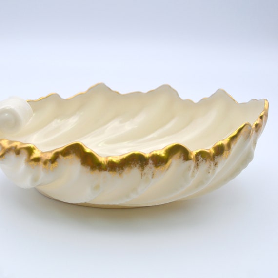 Vintage Lenox Shell Dish with Gold Trim from 1950s or… - Gem