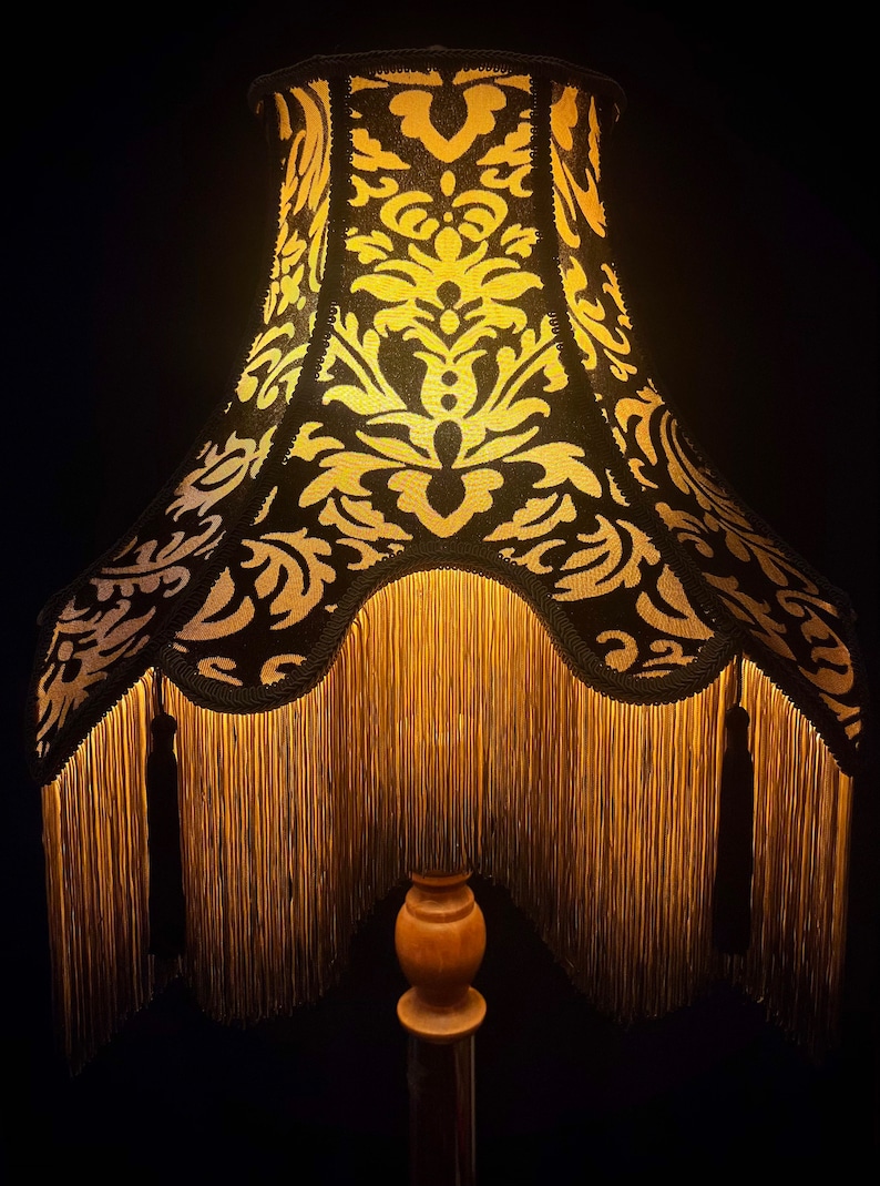 Burnout Beauty- Handmade Gothic Victorian Style Lampshade - Etsy