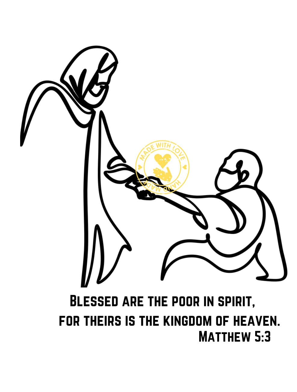 Blessed Are The Poor In Spirit For Theirs Is The Kingdom Of Heaven