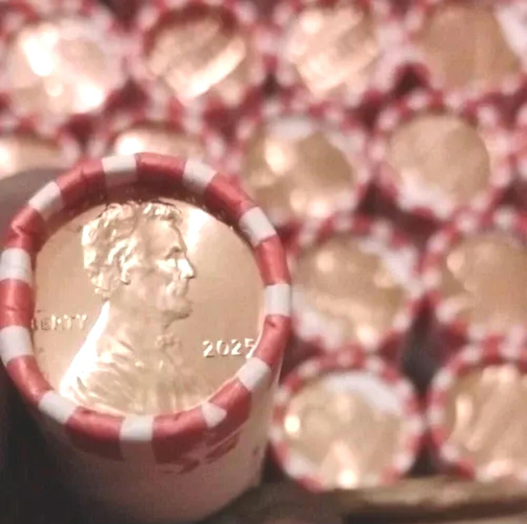 2025 P ROLLS - IN HAND - 10 Rolls Buy It Now! Every Order Free Coins ...