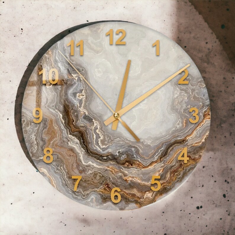 Wall Clock Glass Wall Clock, Clock Models for Living Room 30x30cm - Etsy