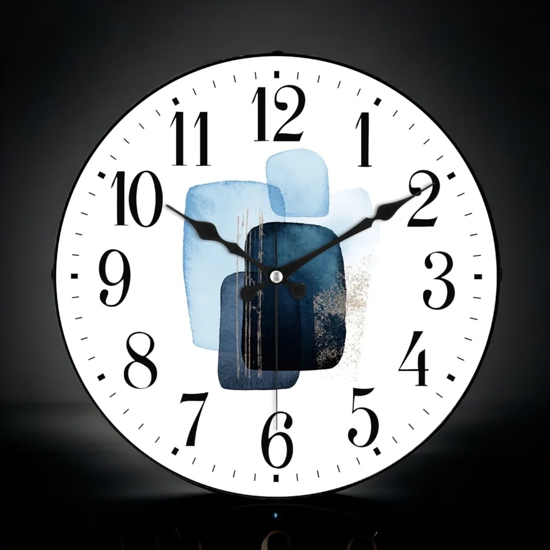 Decorative Real Glass Bombe Silent Mechanism Wall Clock 36 Cm - Etsy