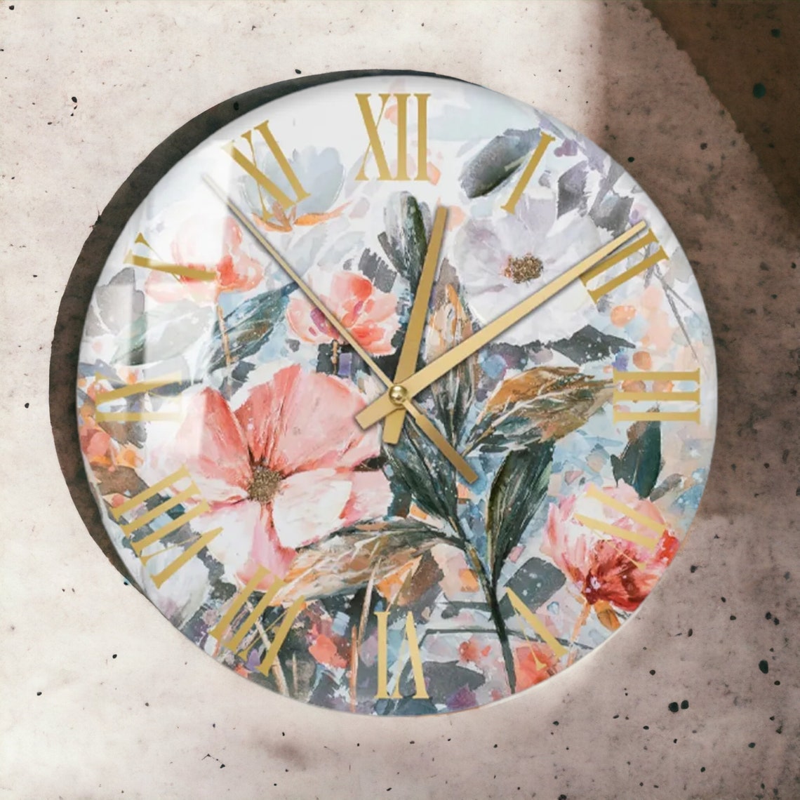 Wall Clock Glass Wall Clock Clock Models for Living Room - Etsy