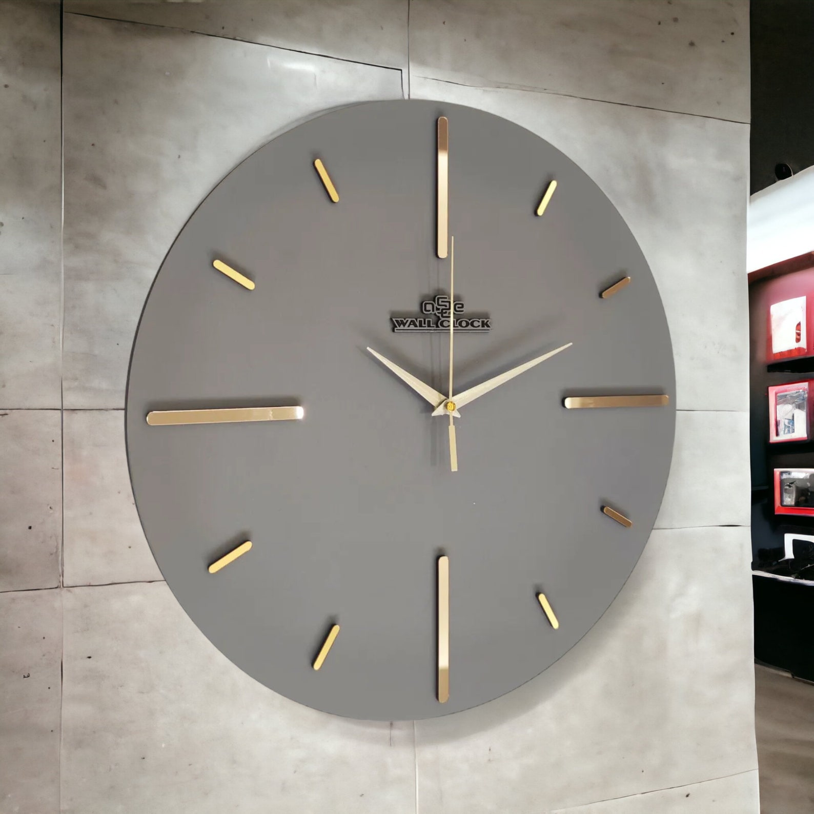 Special Mirrored Wall Clock silent Mechanism 37x37cm - Etsy