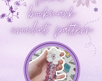 Tulip Bookmark Crochet PDF Pattern Easy Beginner Crochet Tutorial ...