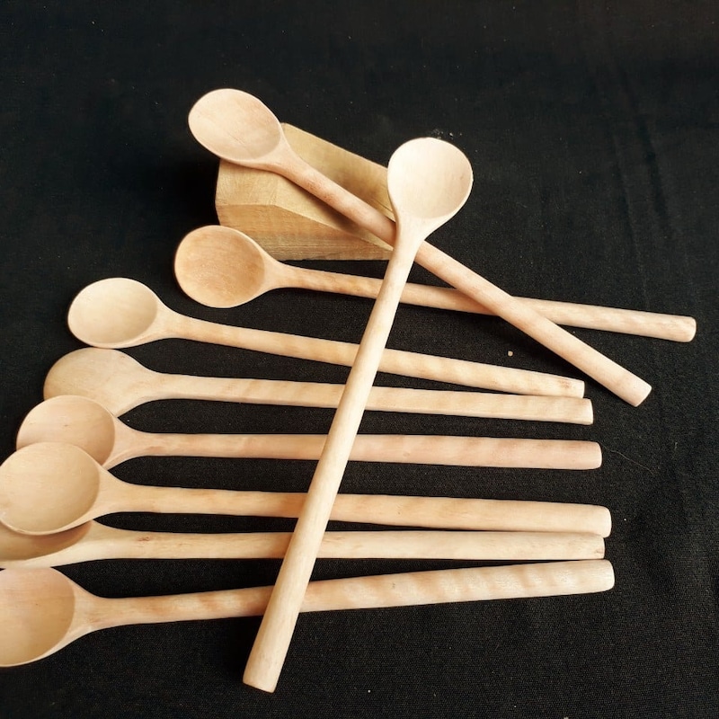 Wooden Tea Spoons - Etsy