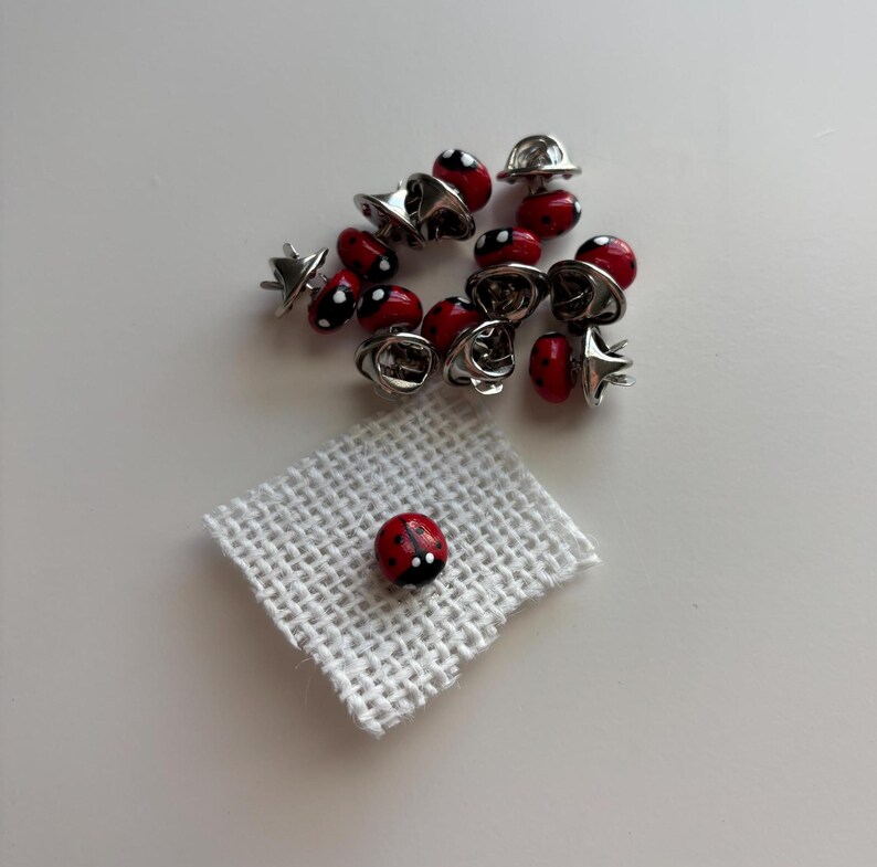 Ladybug Pin - Etsy