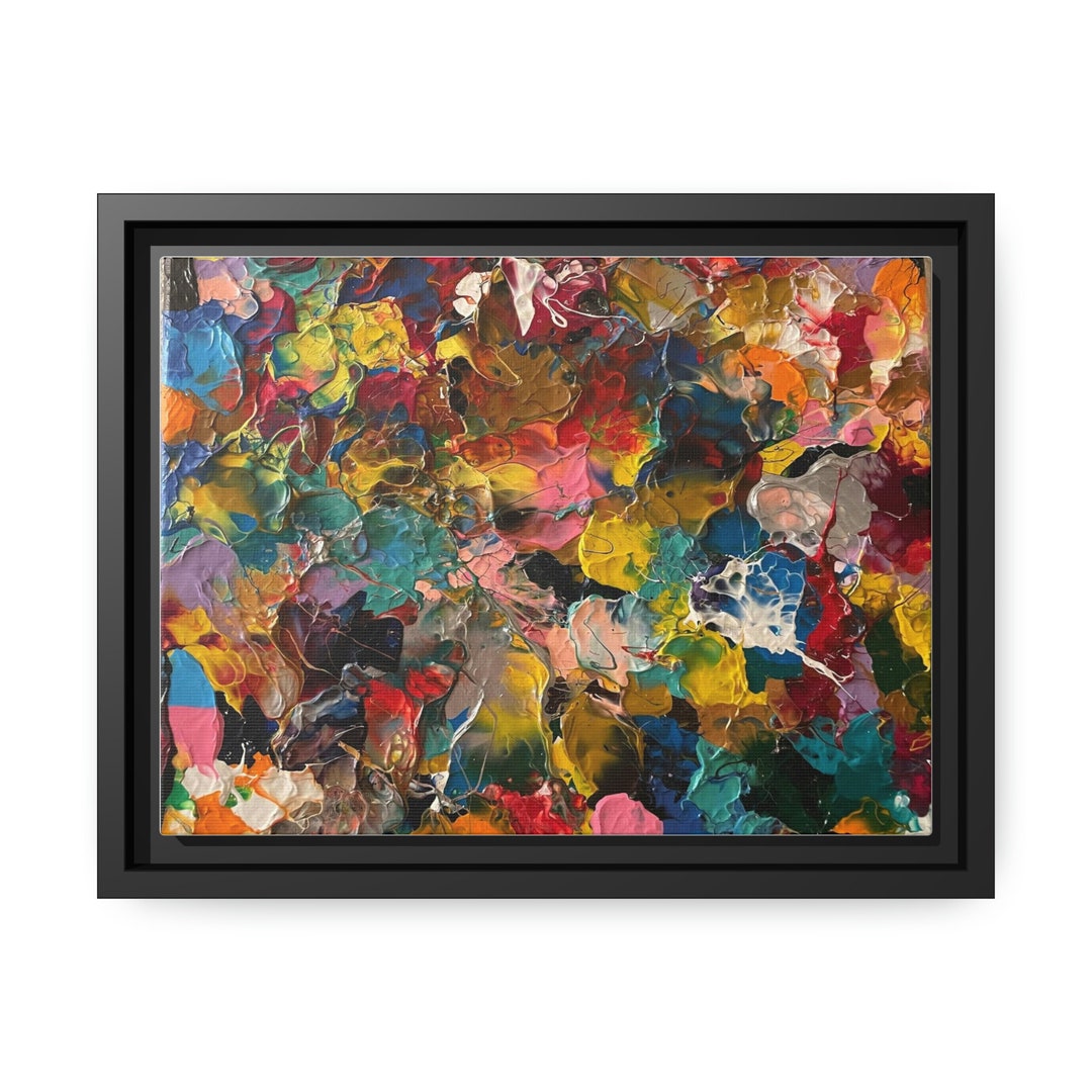 Matte Canvas, Black Frame - Etsy