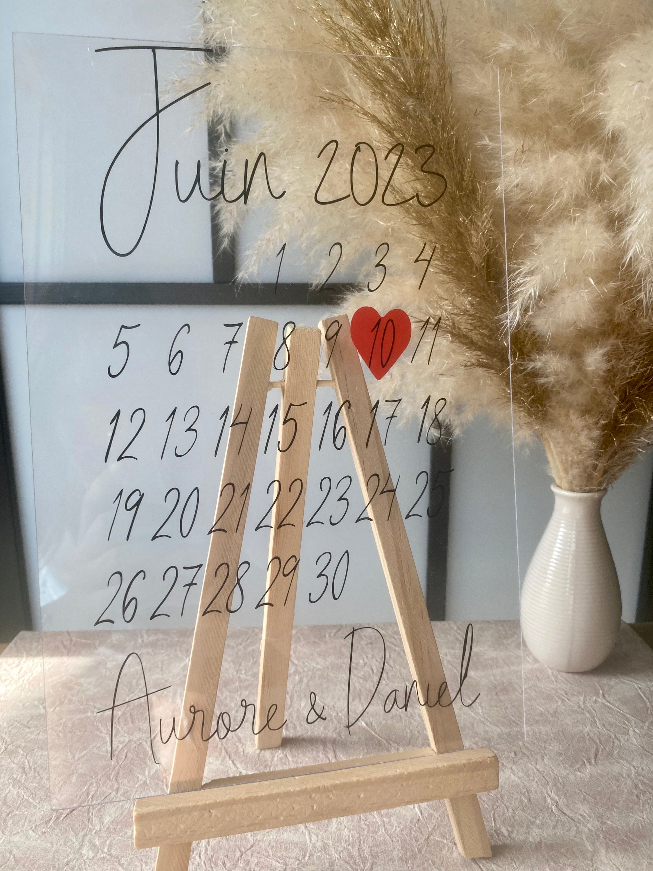 Calendar Plexiglass Plate - Etsy