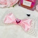 MADE TO ORDER - Cute Hair Clip Pink Bow Lace Bow Lolita Fashion ...