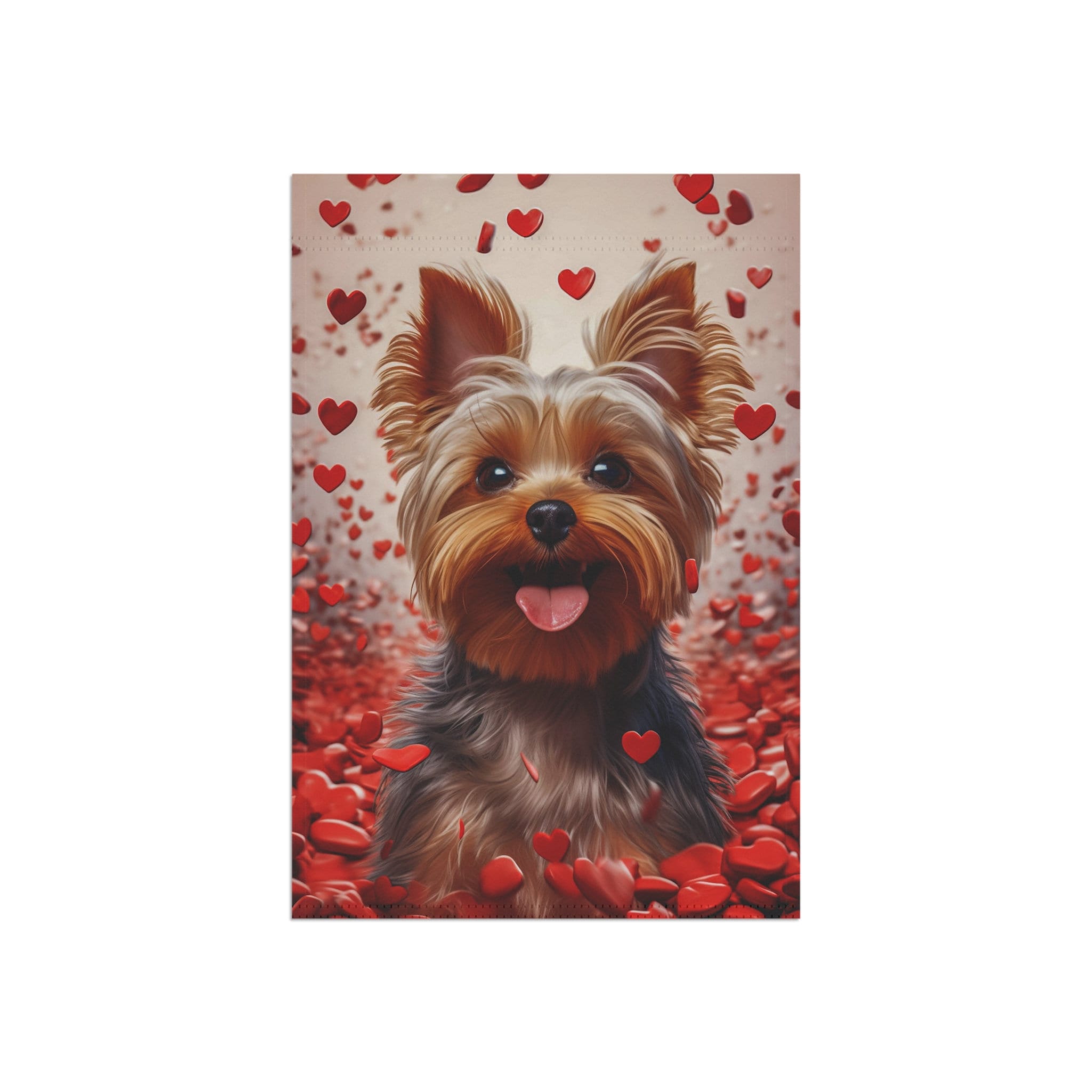 Yorkie Valentine's Day Garden & House Banner, 12x18 In, Valentine's Day ...