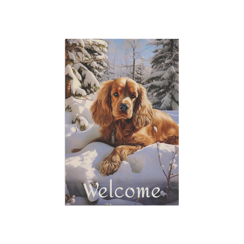 Cocker Spaniel Garden & House Banner, 12x18 In, Cocker Spaniel Garden ...