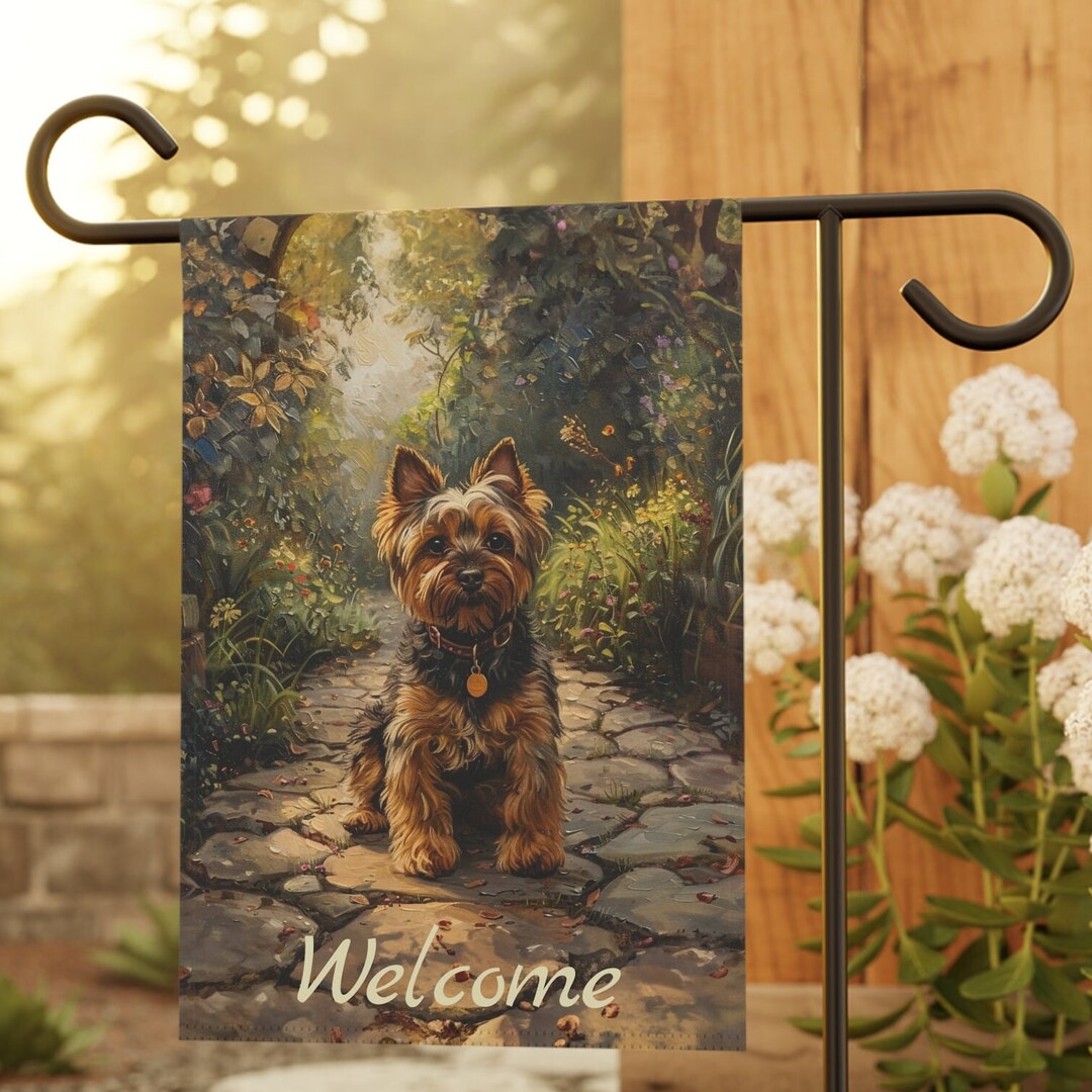 Yorkshire Terrier Garden & House Banner, 12x18 In, Yorkie Lover Gift ...