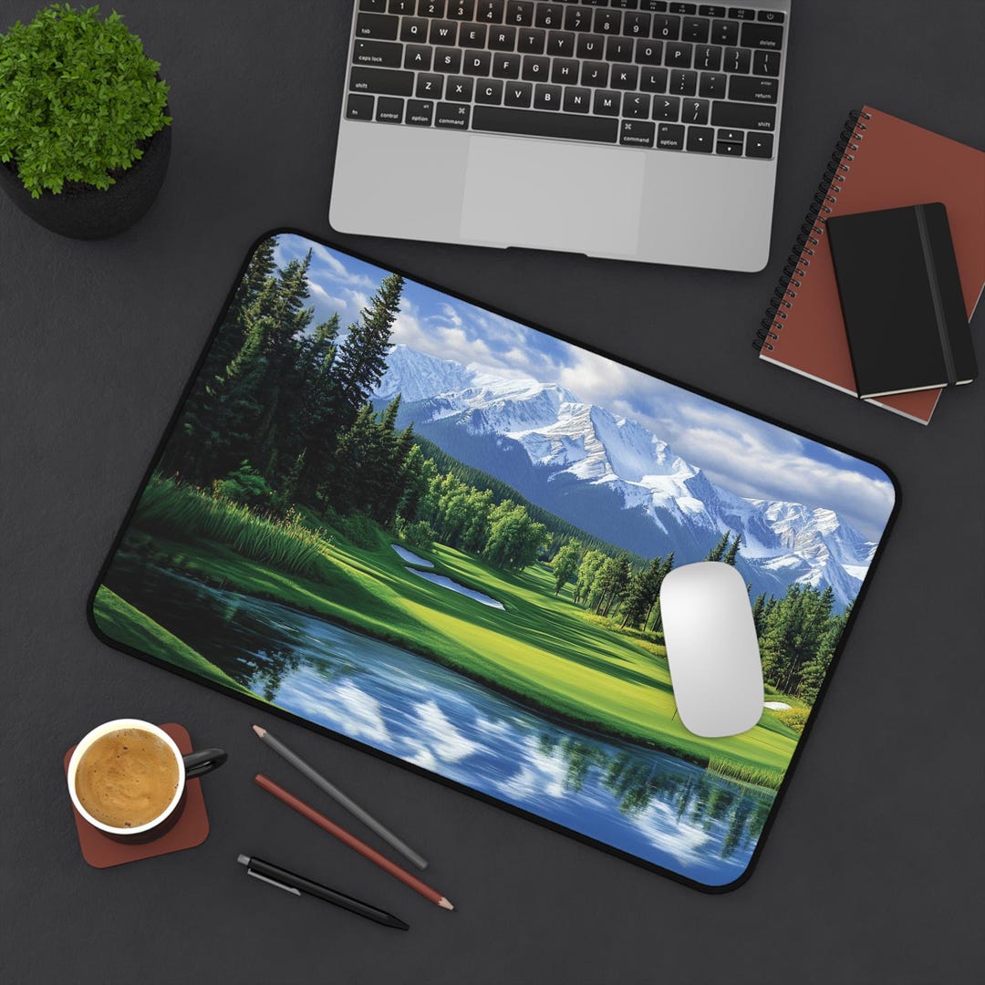 Golfer's Computer Desk Mat, Three Sizes, Golfer Gift, Golfing Award ...