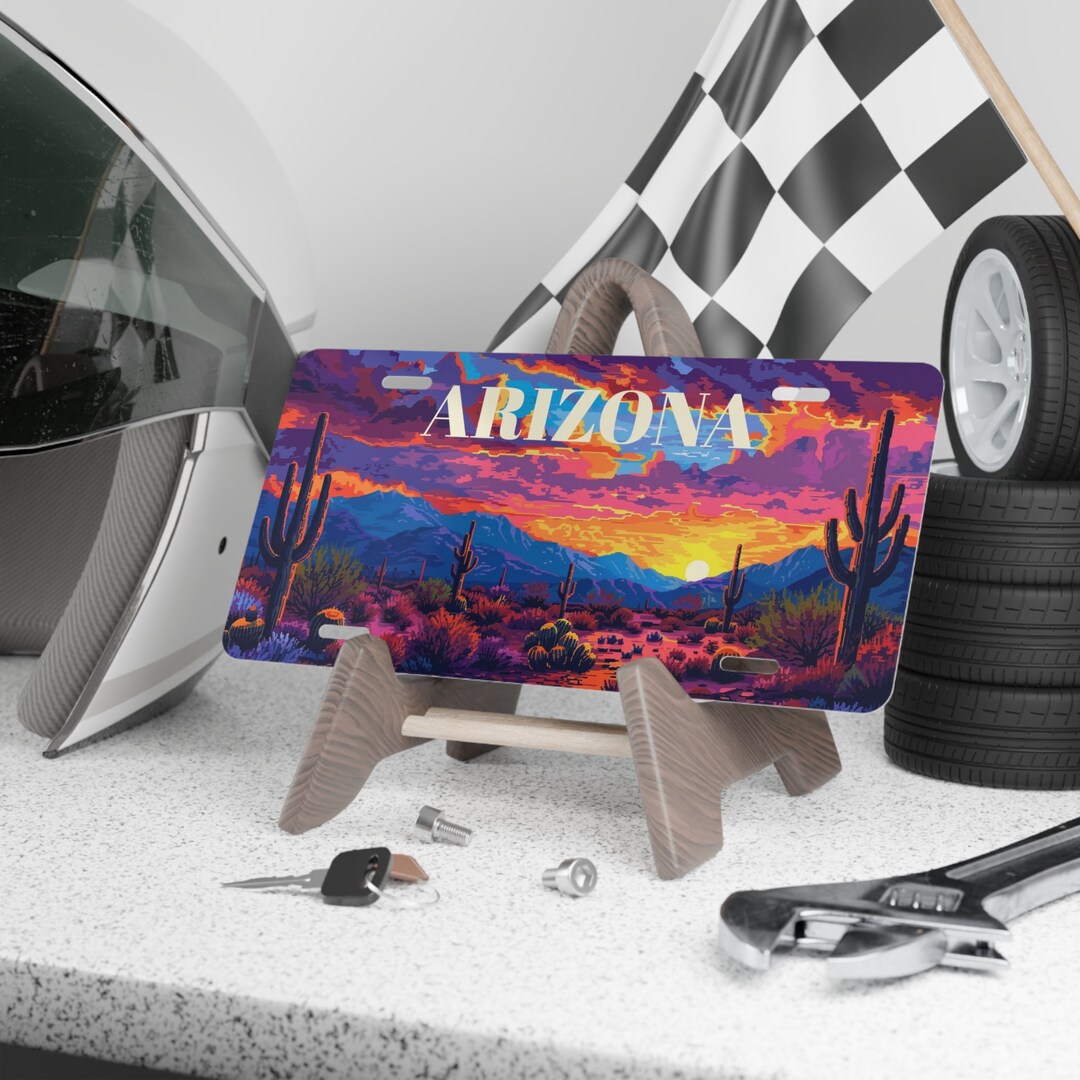 Arizona Sunset Vanity Plate, Sunset Vanity Plate, Arizona Sunset Vanity ...