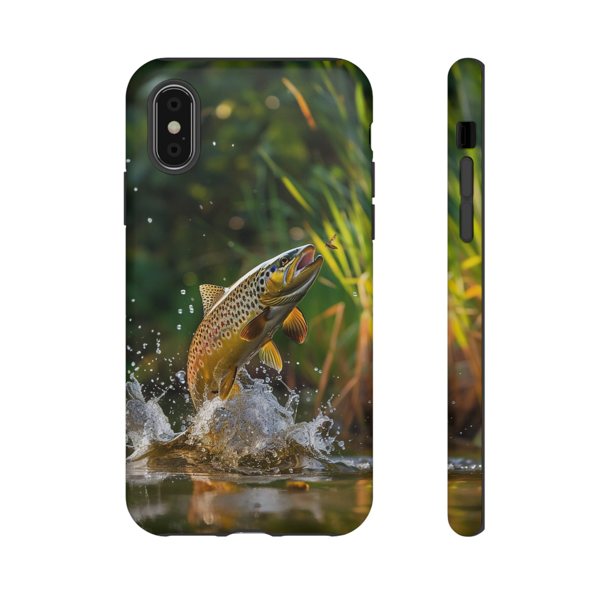 Brown Trout Tough Phone Cases for Iphone, Samsung, or Google Pixel ...