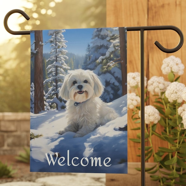 Maltese Dog Flag - Etsy