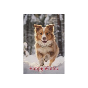 Shetland Sheepdog Puppy Winter Garden & House Banner, 12x18 In, Sheltie ...