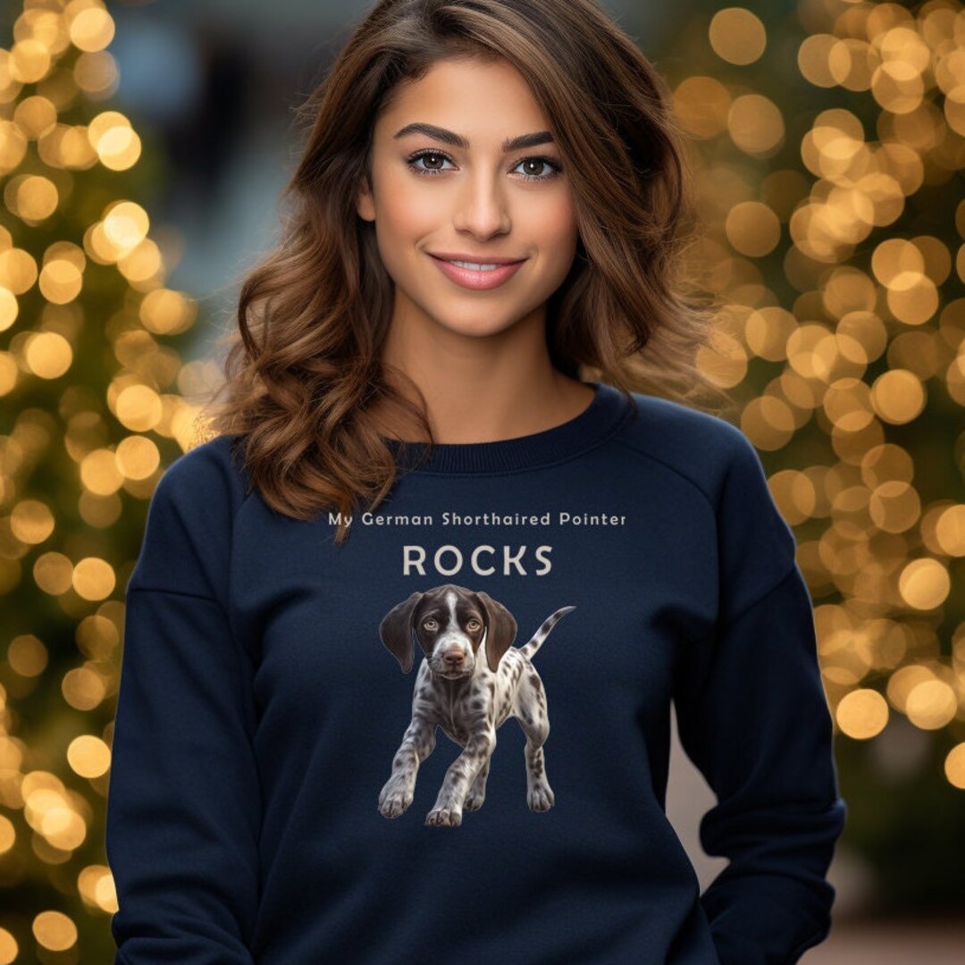 German Shorthaired Pointer Puppy Unisex Heavy Blend™ Crewneck ...
