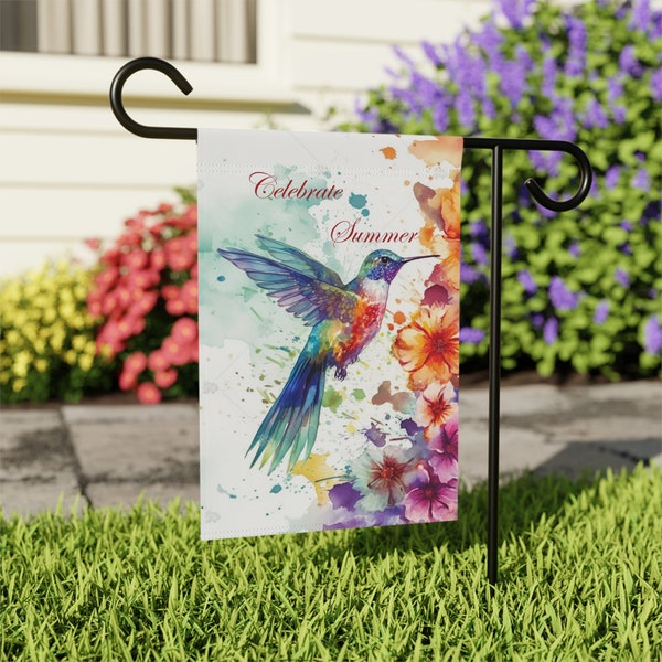 Hummingbird House Flags - Etsy
