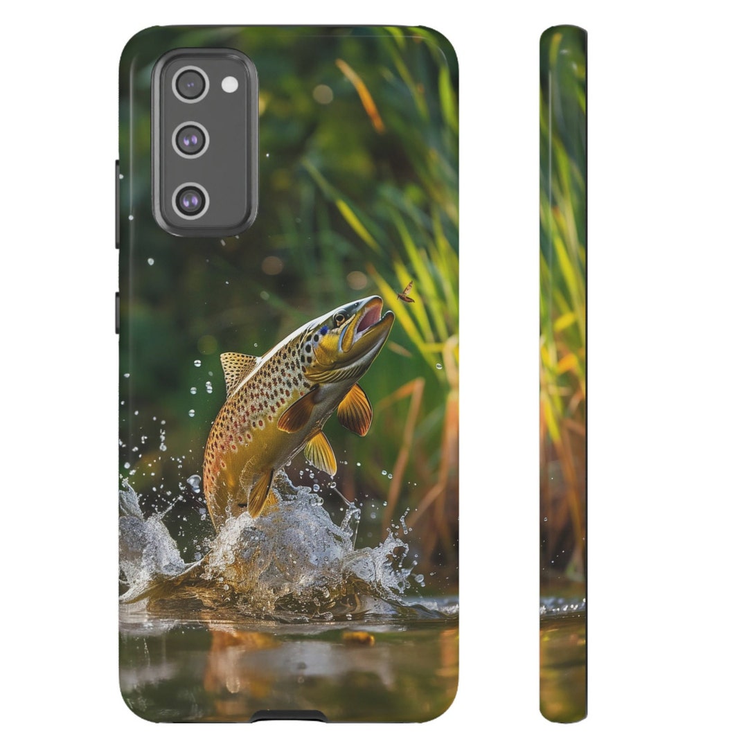 Brown Trout Tough Phone Cases for Iphone, Samsung, or Google Pixel ...